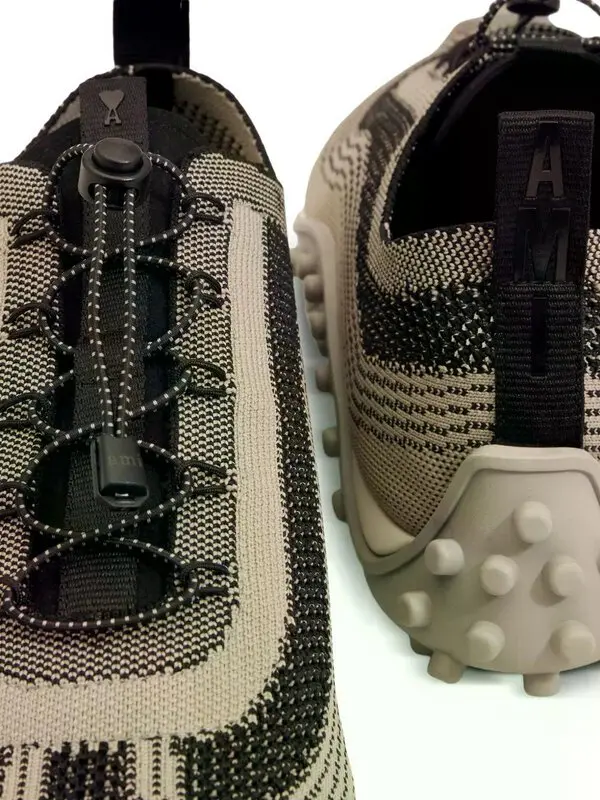 AMI Paris Knit Mirage Sneakers