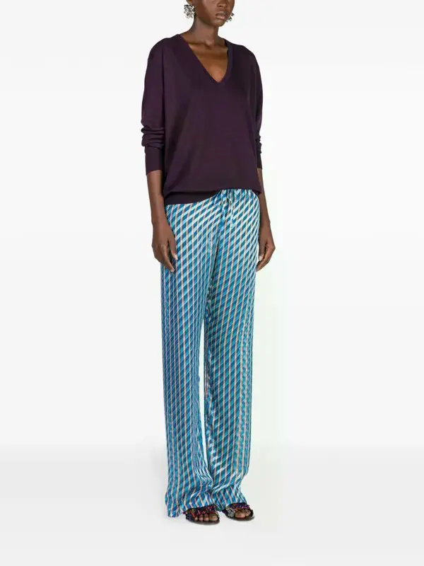 Dries Van Noten V-neck Merino Wool Sweater