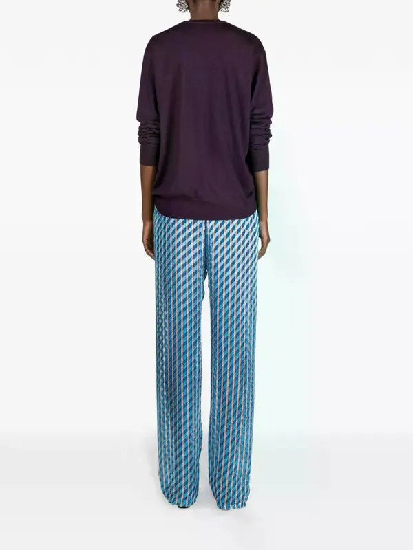 Dries Van Noten V-neck Merino Wool Sweater