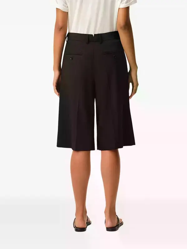 AMI Paris Wool Gabardine Bermuda Shorts