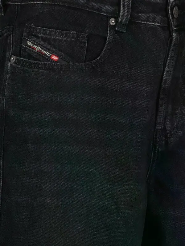 DIESEL® D-macro Wide Leg Jeans - Black