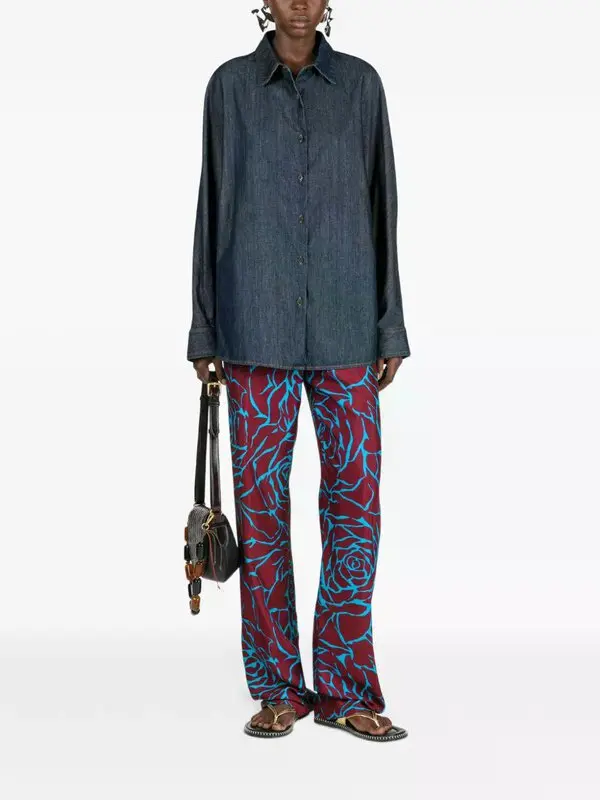 Dries Van Noten Denim Cocoon Shirt