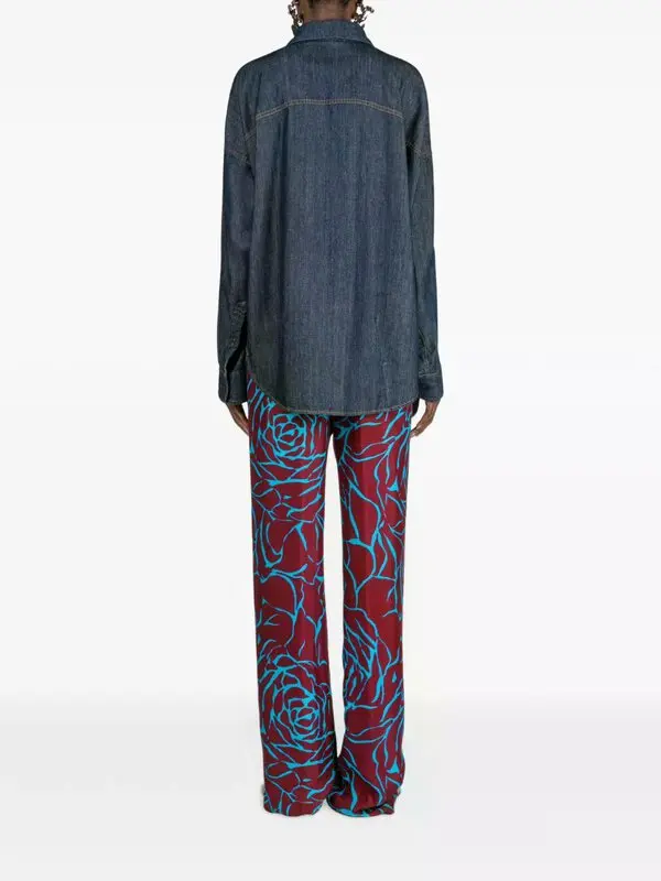 Dries Van Noten Denim Cocoon Shirt