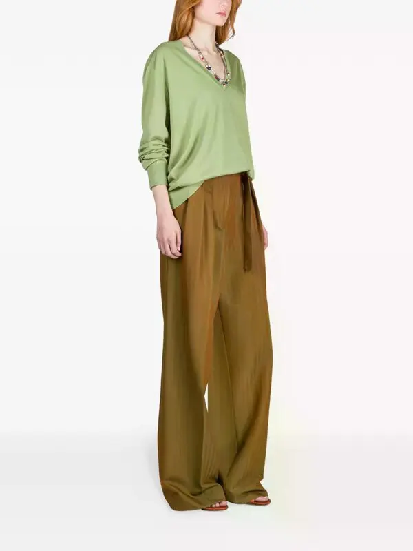 Dries Van Noten V-neck Merino-wool Sweater