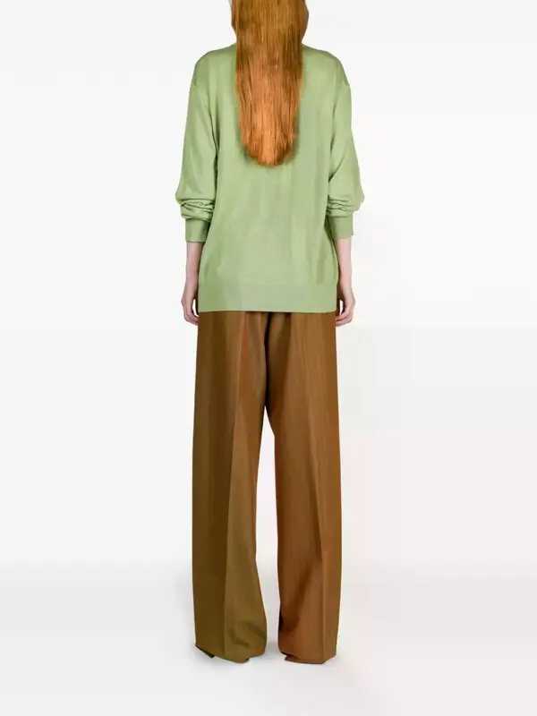 Dries Van Noten V-neck Merino-wool Sweater