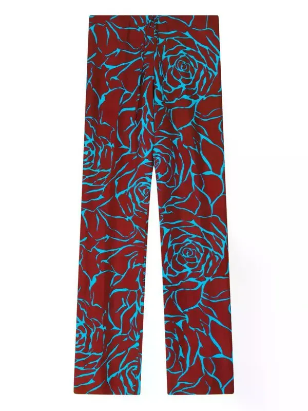 Dries Van Noten Floral Trousers