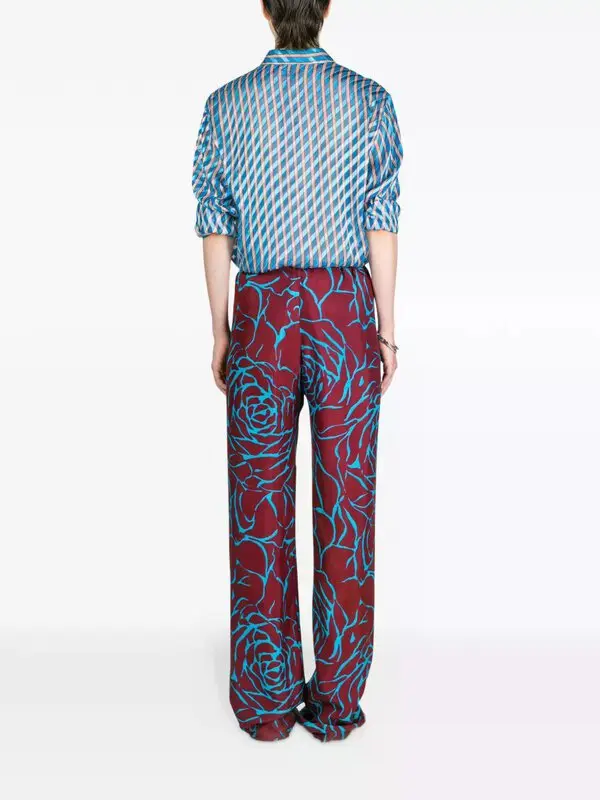 Dries Van Noten Floral Trousers
