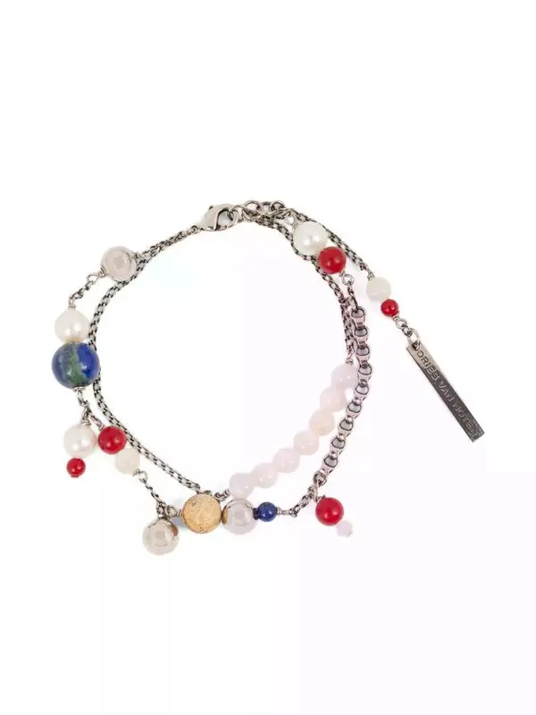 Dries Van Noten Beaded Bracelet - Silver