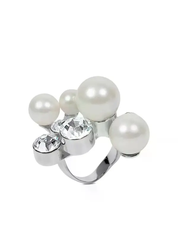 Dries Van Noten Ornamented Ring - Silver