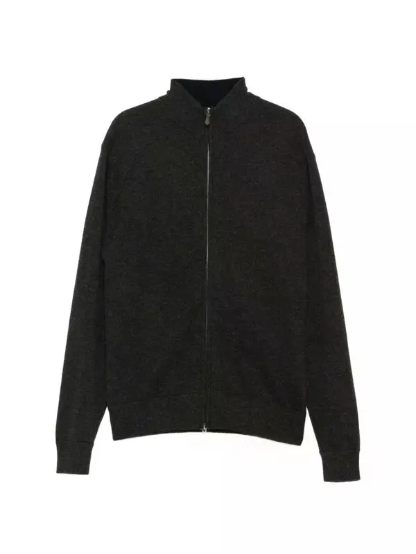 N.peal The Hyde Zip-up Cardigan - Grey