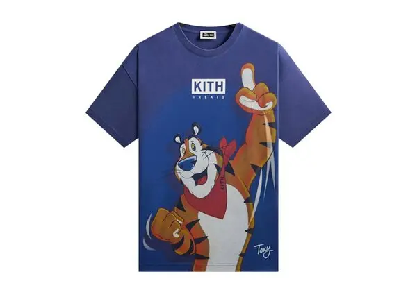 Kith Treats Kellogg’s Frosted Flakes Cereal Tony The Tiger Vintage Tee Shirt - Current