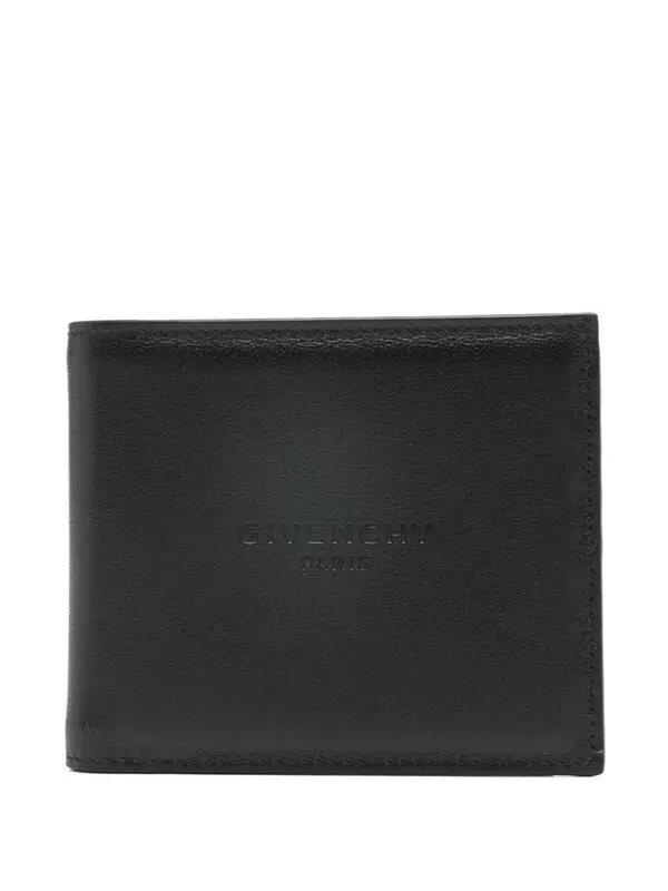 Givenchy Leather Bifold Wallet - Black