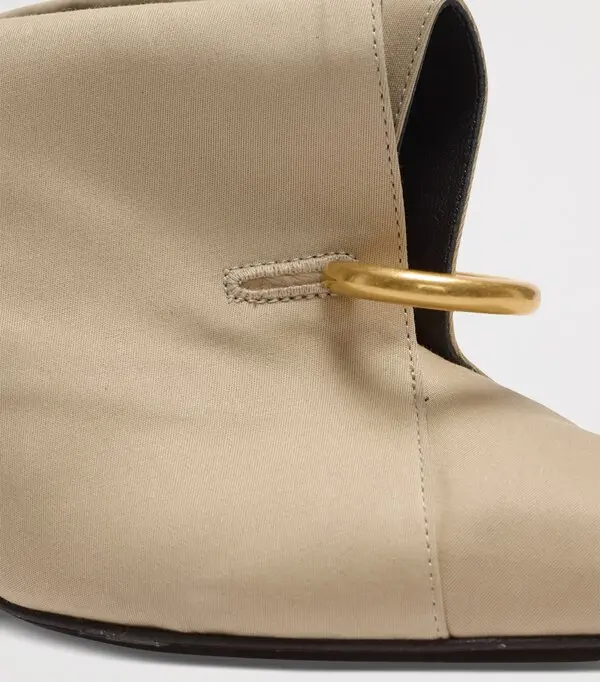 Balmain Pierced Heeled Mules 75