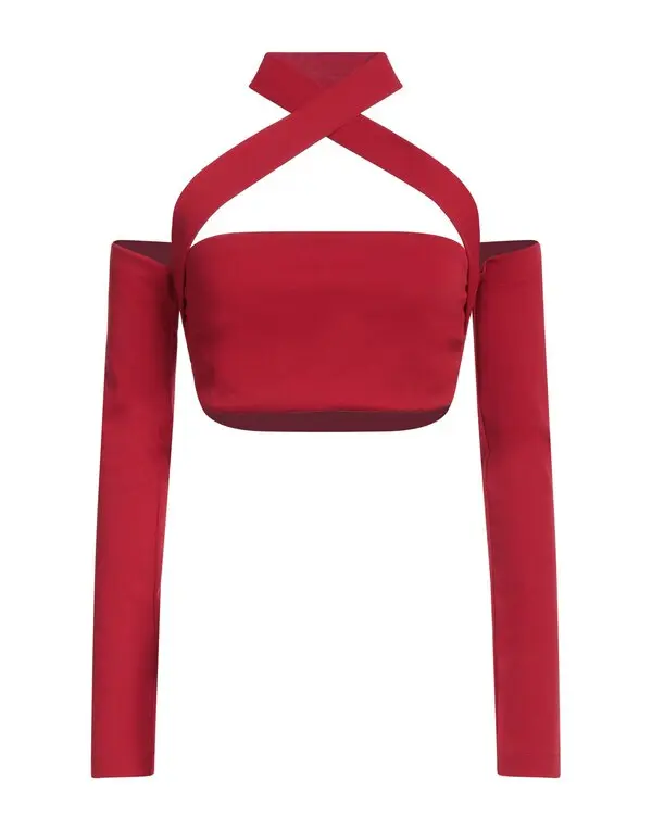Dolce & Gabbana Viscose Blend Crop Top - Red