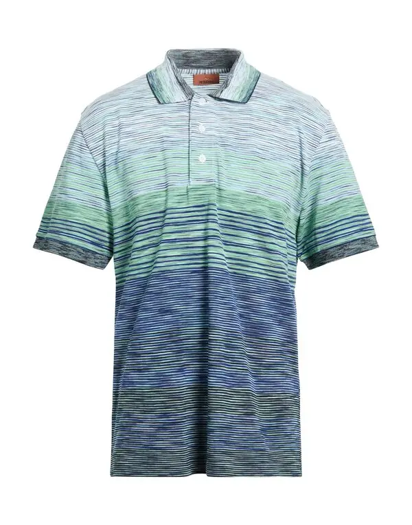 Missoni Polo Shirt Size Cotton - Blue