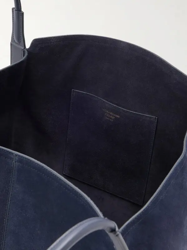 Victoria Beckham The Suede Tote - Blue
