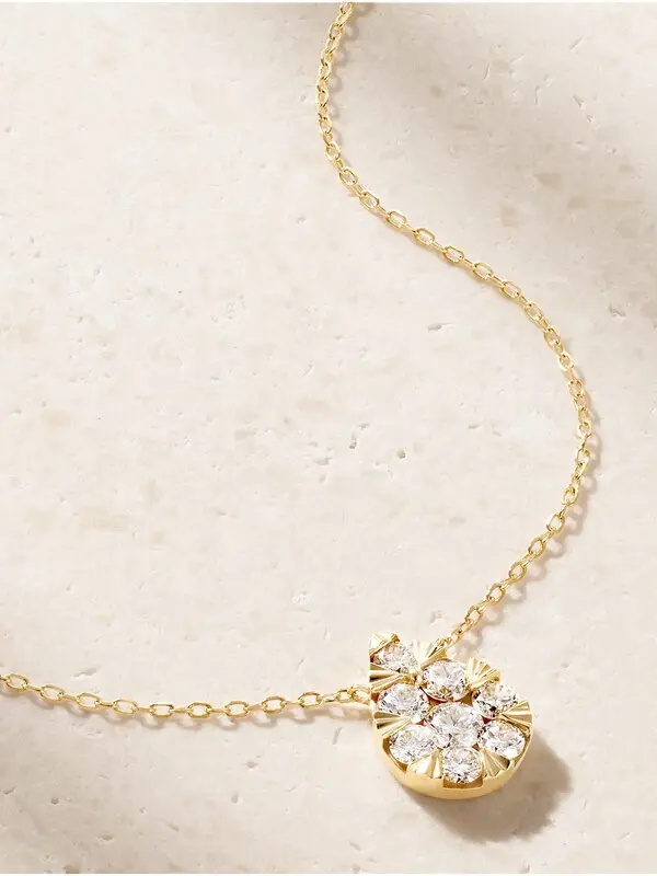 PERSEE Floating 18-karat Diamond Necklace