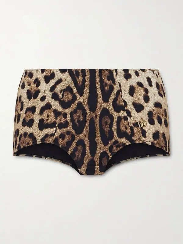 Dolce & Gabbana Leopard-print Bikini Brief - Animal Print
