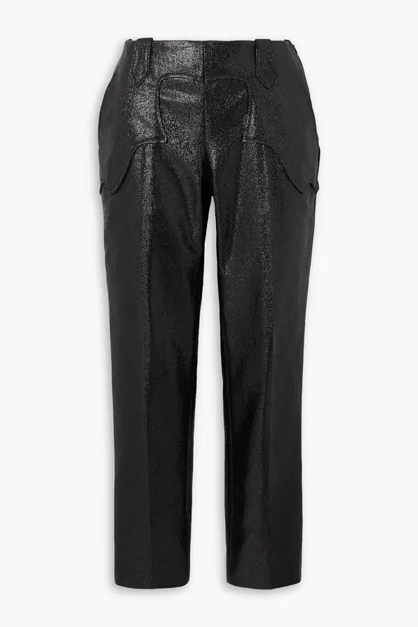 TOM FORD Lamé Straight-leg Pants