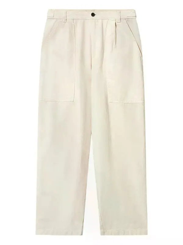 MARANT Ilyan Cotton Trousers - Neutrals