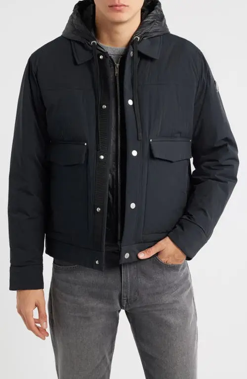 Moose Knuckles Brixton Down Trucker Jacket - Black