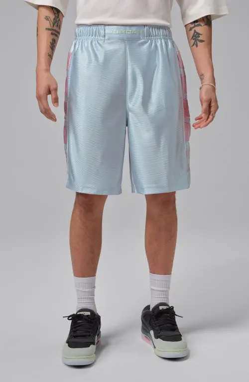 JORDAN Brooklyn Cat Scratch Shorts - Aura/iced Carmine