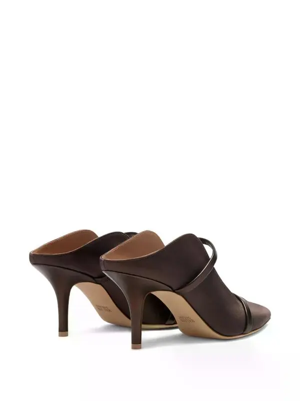 MALONE SOULIERS Maureen Strap-detail Mules - Brown