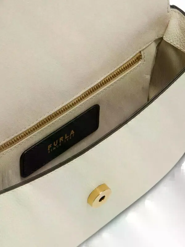 Furla Leather Mini Bag With Spherical Embellishment