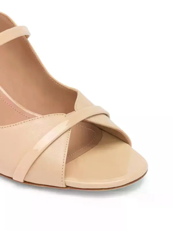 MALONE SOULIERS Norah Leather Sandals - Neutrals