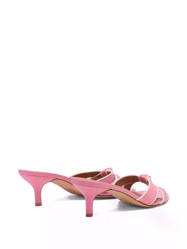 MALONE SOULIERS Raquel Knot Heeled Sandals - Pink