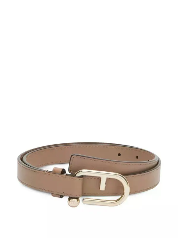 Furla Nuvola Leather Buckle Belt - Neutrals