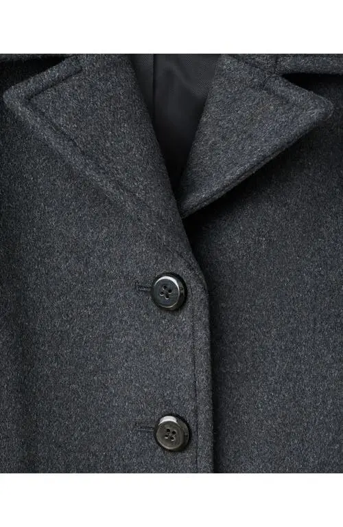 Mango Wool-blend Coat - Grey