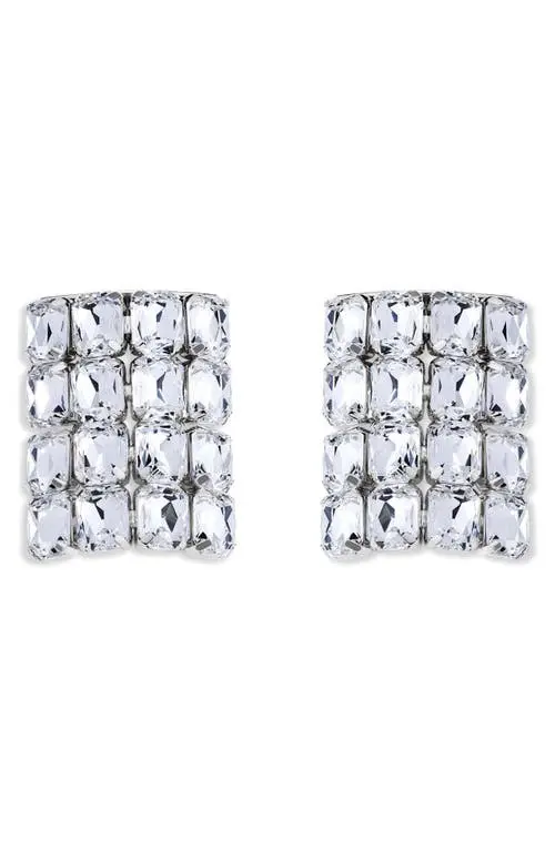 AREA Crystal Pavé Earrings
