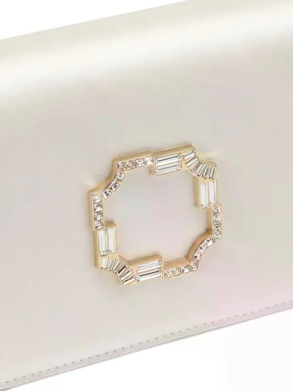 MALONE SOULIERS Vivien Embellished Clutch - Neutrals