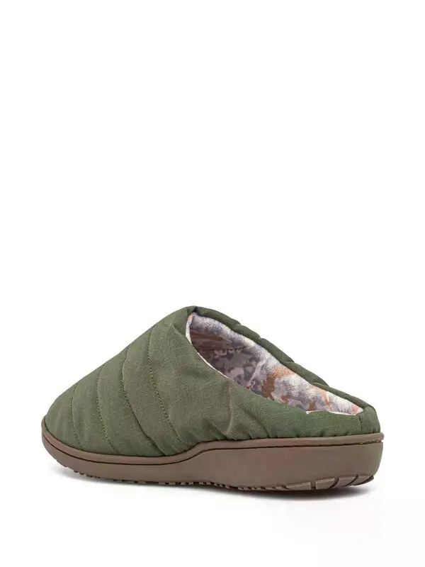 SUBU Quilted Slippers - Green
