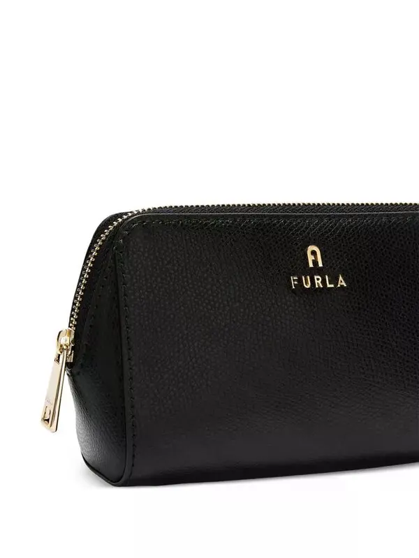 Furla Logo-detail Makeup Bag - Black