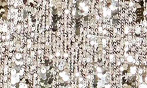 Endless Rose Floral Appliqué Sequin Minidress