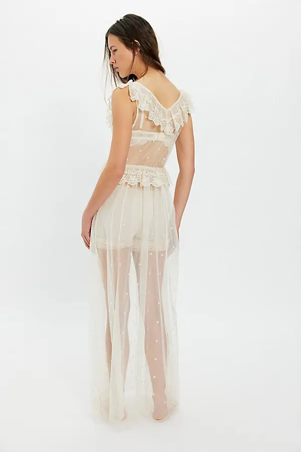 Free People Rosy Days Maxi Slip