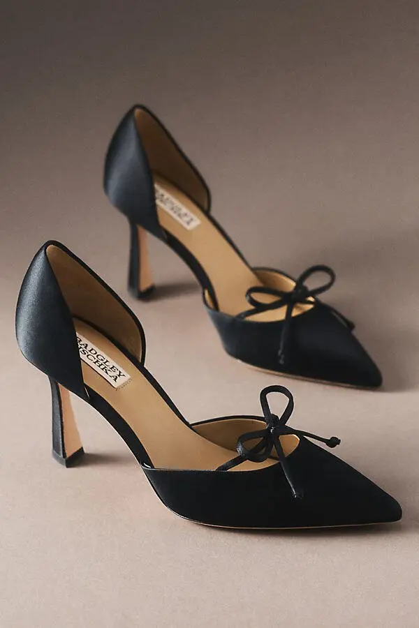 Badgley Mischka Olympic D'orsay Pumps - Black