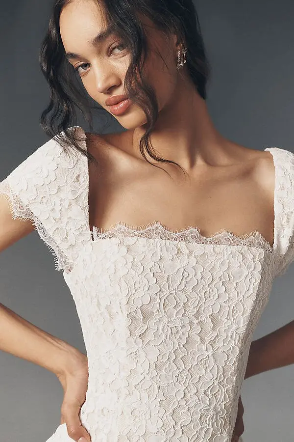 ELLIATT Solenne Lace Mini Dress