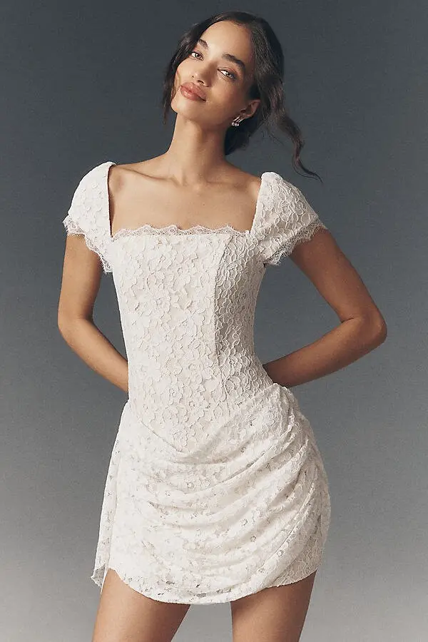 ELLIATT Solenne Lace Mini Dress