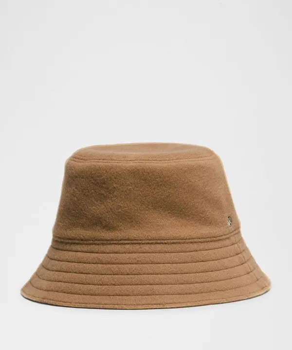 Lululemon Wool Bucket Hat With Satin Lining - Camel Brown