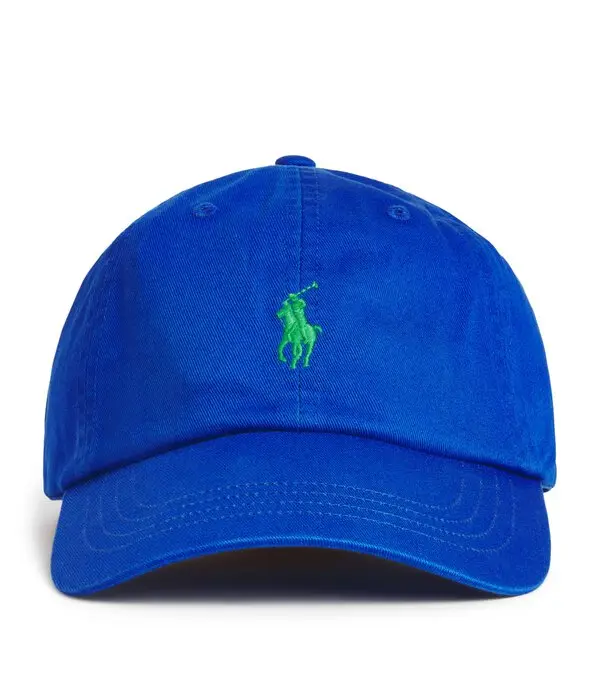 Polo Ralph Lauren Cotton Logo Baseball Cap - Blue