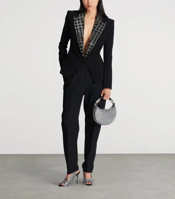 Balmain Mini Embellished Top-handle Bag