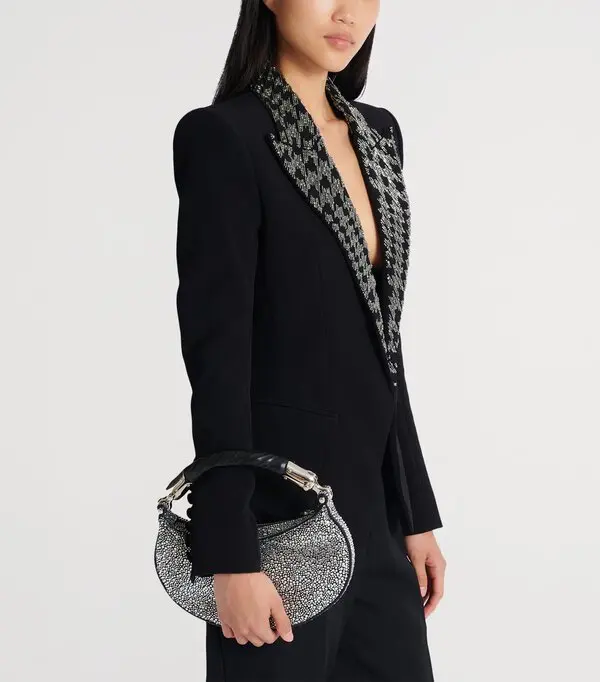Balmain Mini Embellished Top-handle Bag