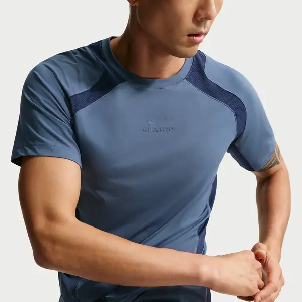 Nike Pro Training Dri-fit Adv Short-sleeve Top - Blue