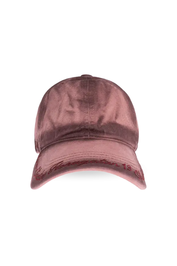 Acne Studios Baseball Cap With Embroidered Detail - Pink