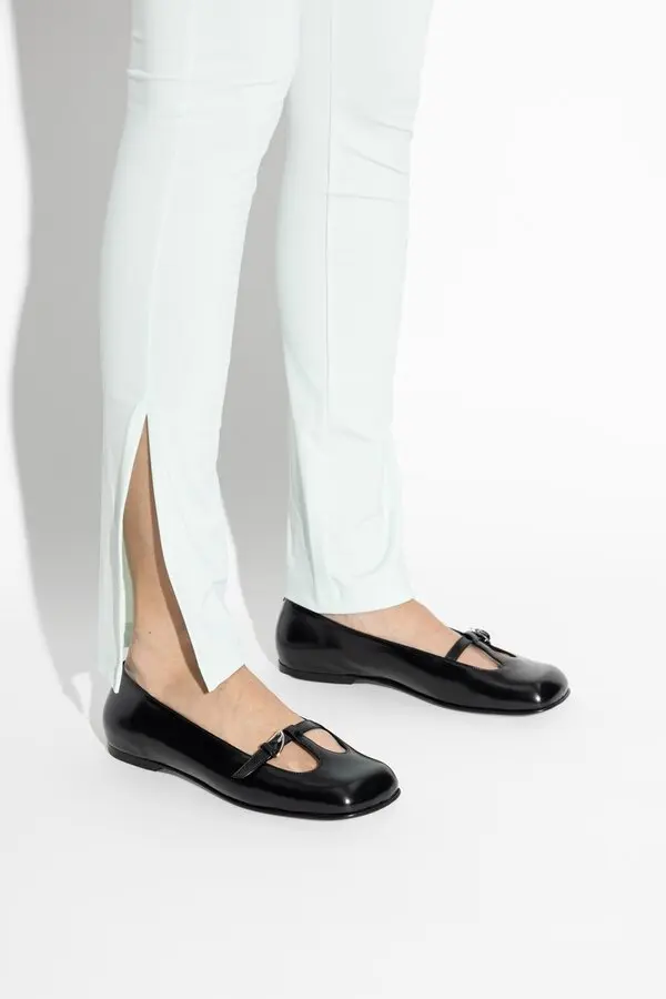 NODALETO Leather Ballerina Flats