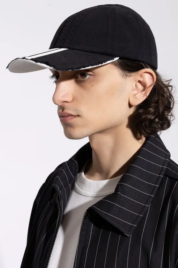 Y3 Baseball Cap With Visor - Black