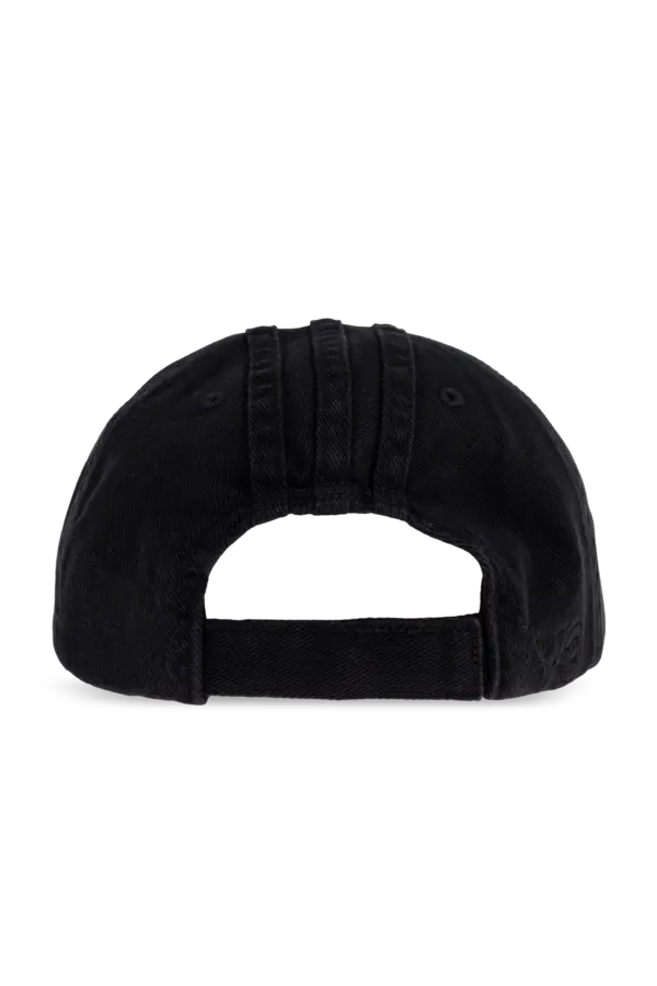 Y3 Baseball Cap With Visor - Black